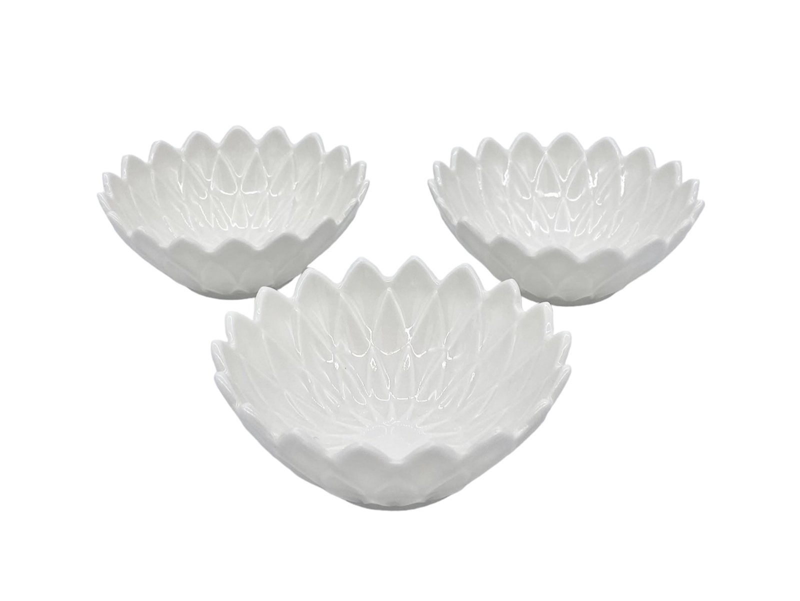 Condiment Bowl Set (3 Pc Small Ceramic) - 48 Set/Ctn - American Golden ...