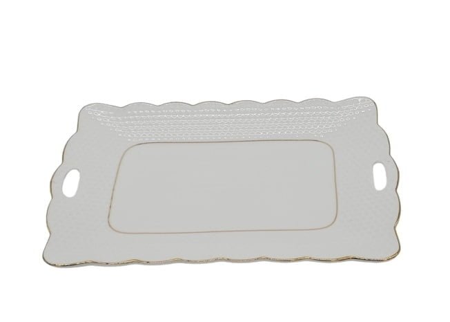 Ceramic Rectangular Plate - American Golden Season